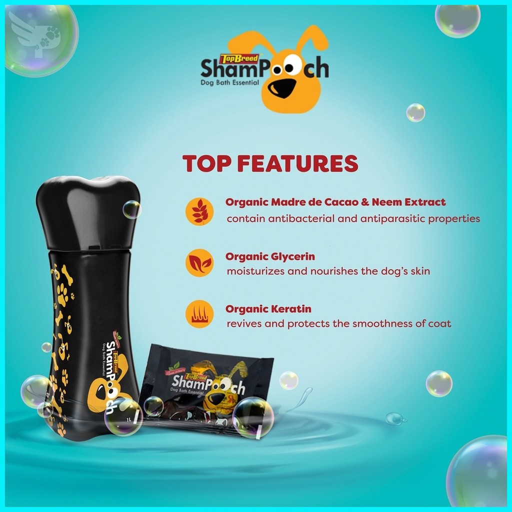 Shampooch 1L Dog Shampoo TopBreed Shampoo - Universal Robina Corp - 1 ...