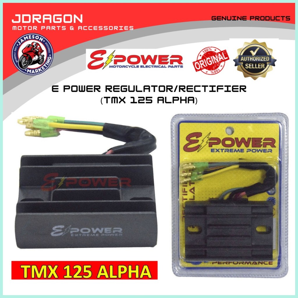 E POWER RECTIFIER/REGULATOR (TMX125 ALPHA) | Shopee Philippines