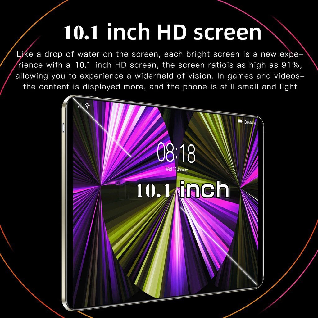 Spark Pro 10inches Tablets 12+ 512GB Android13 Dual camera front Dual ...