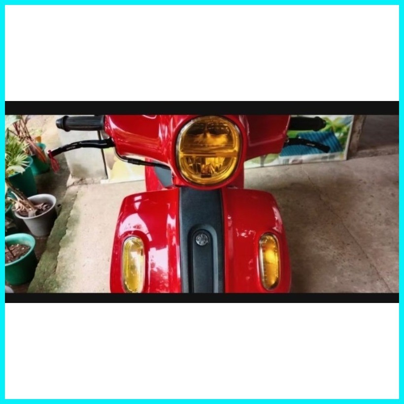 3 in 1 FAZZIO YAMAHA SET TINT FILM (Signal light, Panel Protector ...