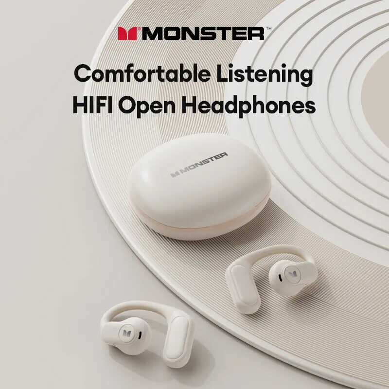 Monster Xko15 Earphone OWS HIFI Sound Quality HD Voice Call Smart Noise ...