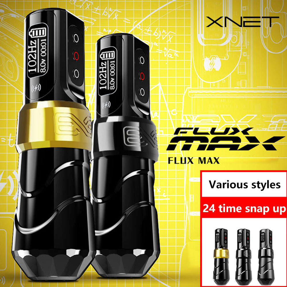 2023 NEWEST Flux Max Tattoo Machine Professional Wireless Tattoo ...