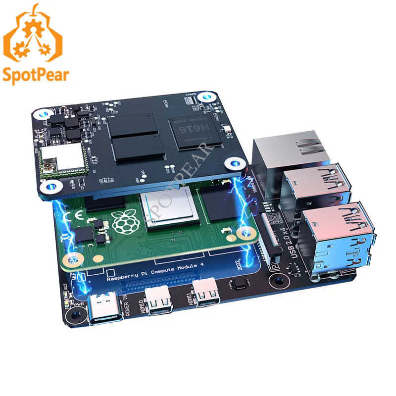 2B Compute Module 4 Cm4 To Adapter Expansion Board Cb1 To Replace Raspberry Pi 4B Compatible ...
