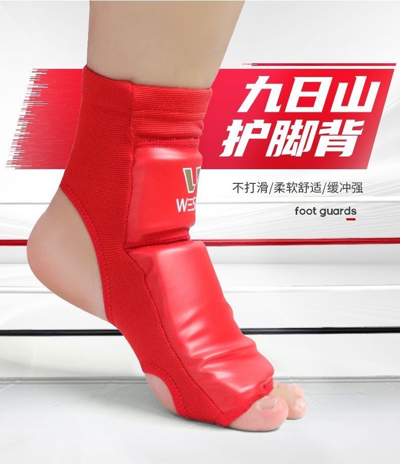 Sanda Foot Guard Taekwondo Foot Protector Fight Socks Ankle and Wrist ...