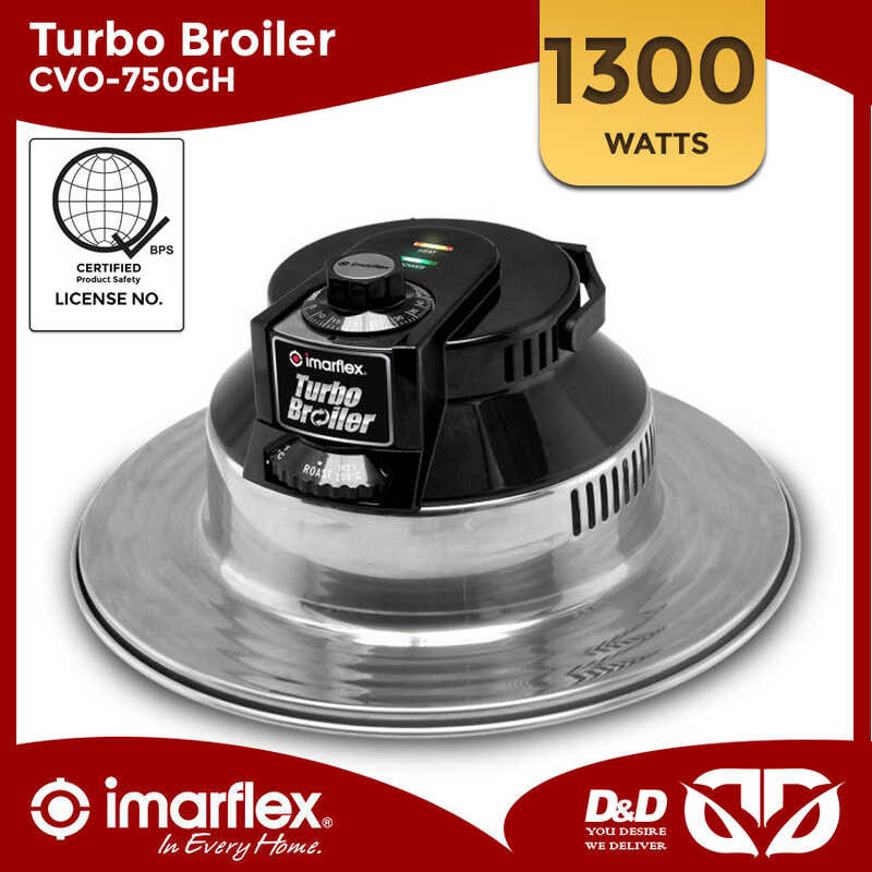 Imarflex Turbo Broiler Stainless Steel Head lamang CVO-750GH | Shopee ...