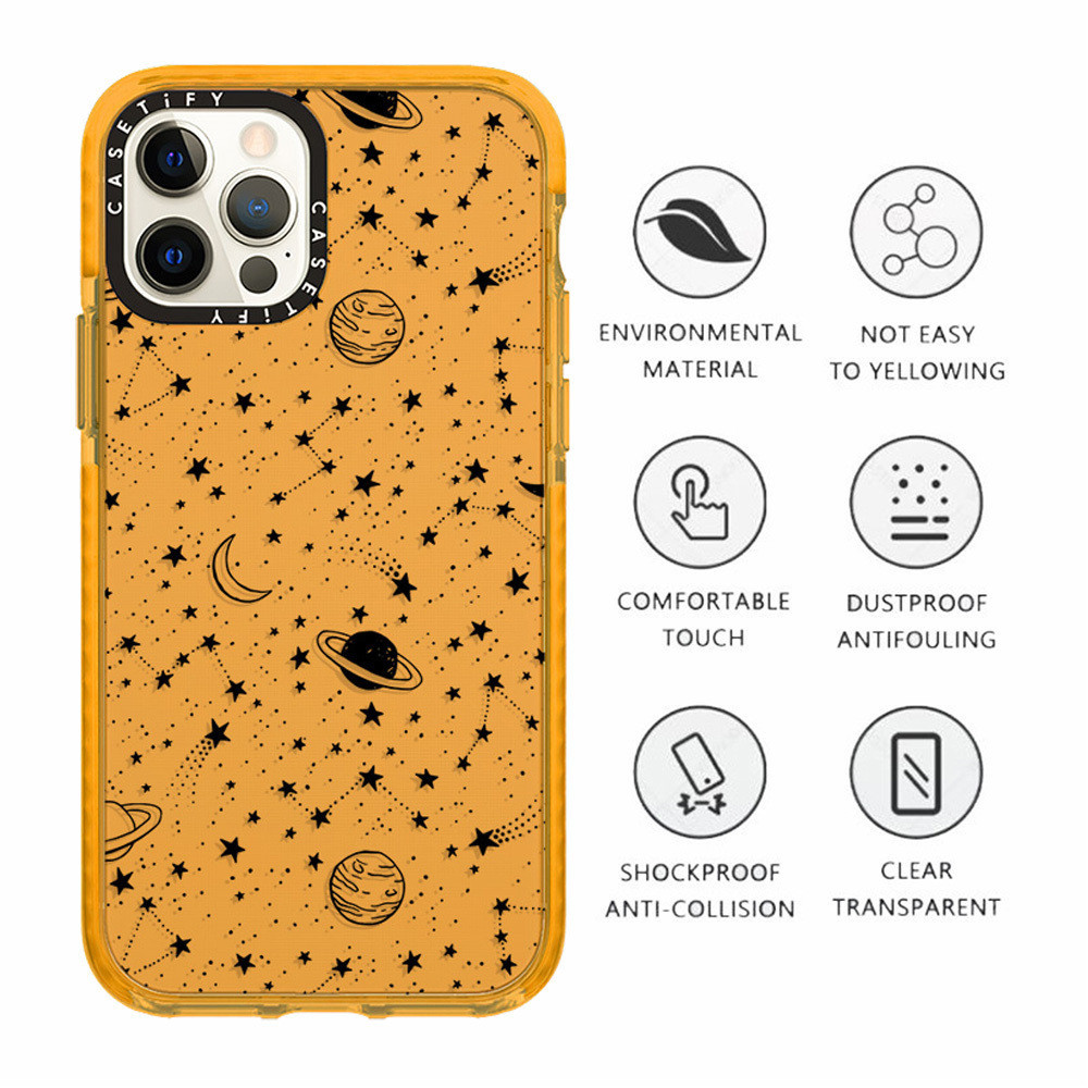 CASETiFY【Creative Moon Star】Shockproof Phone Case For iPhone 15 15Plus ...