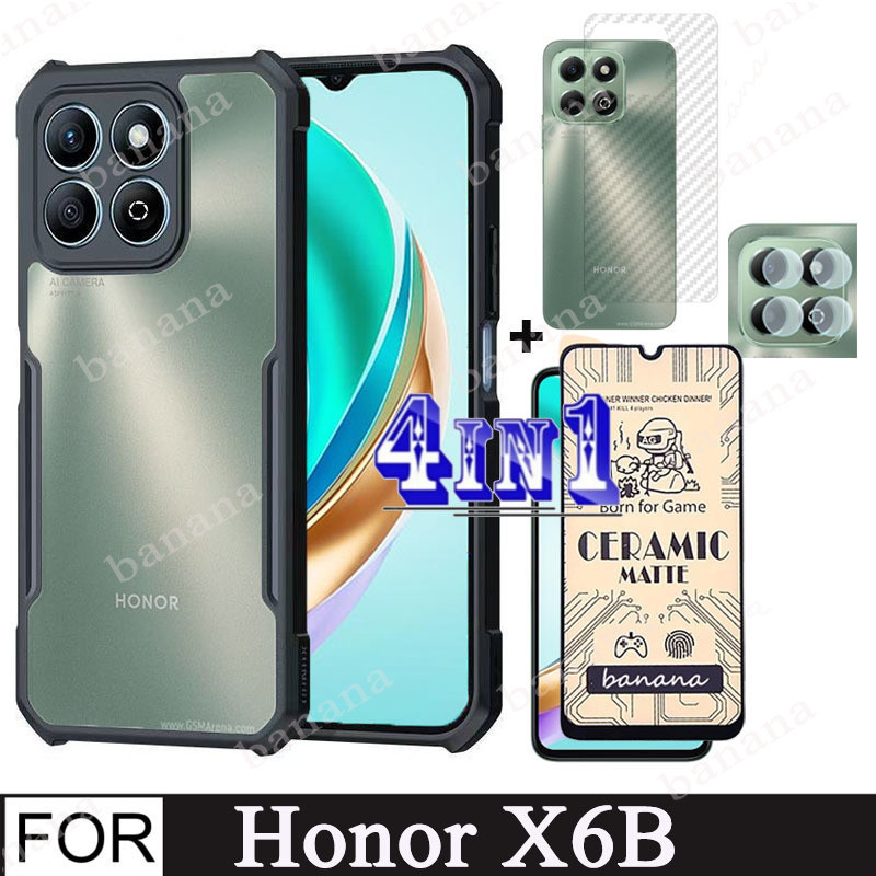 4 In 1 Honor X6b Shockproof Phone Case for Honor X7b X8b 90 Lite Camera ...