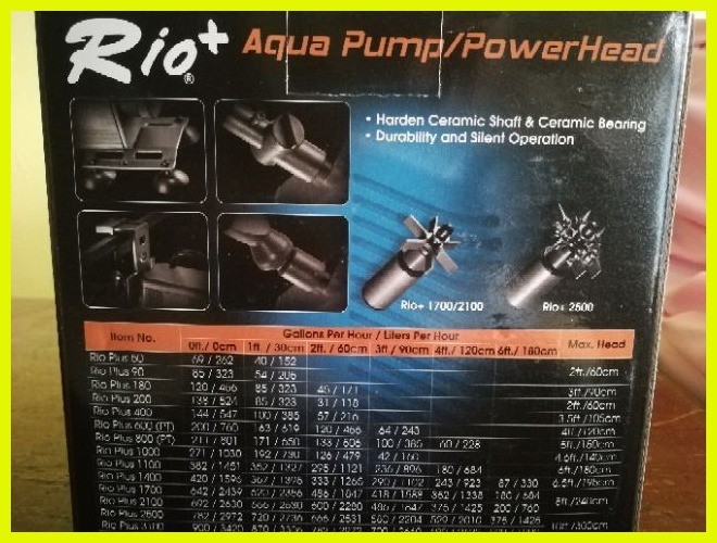 Rio+ aqua pump/powerhead 1400 (26W) | Shopee Philippines