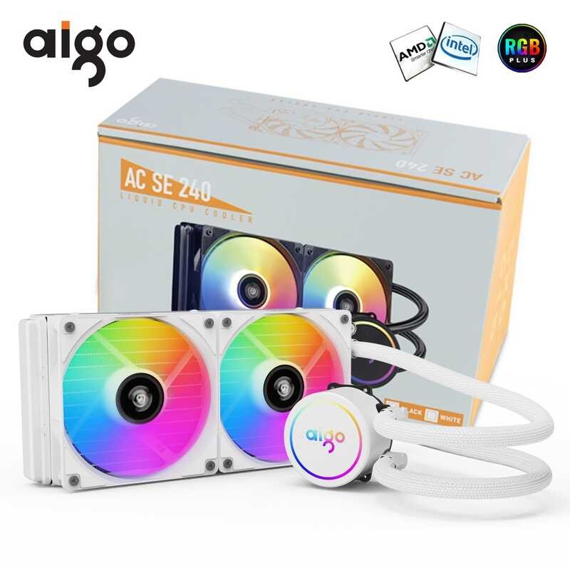 Aigo Computer RGB Water Cooling Heatsink Integrated CPU Cooler Fan ...