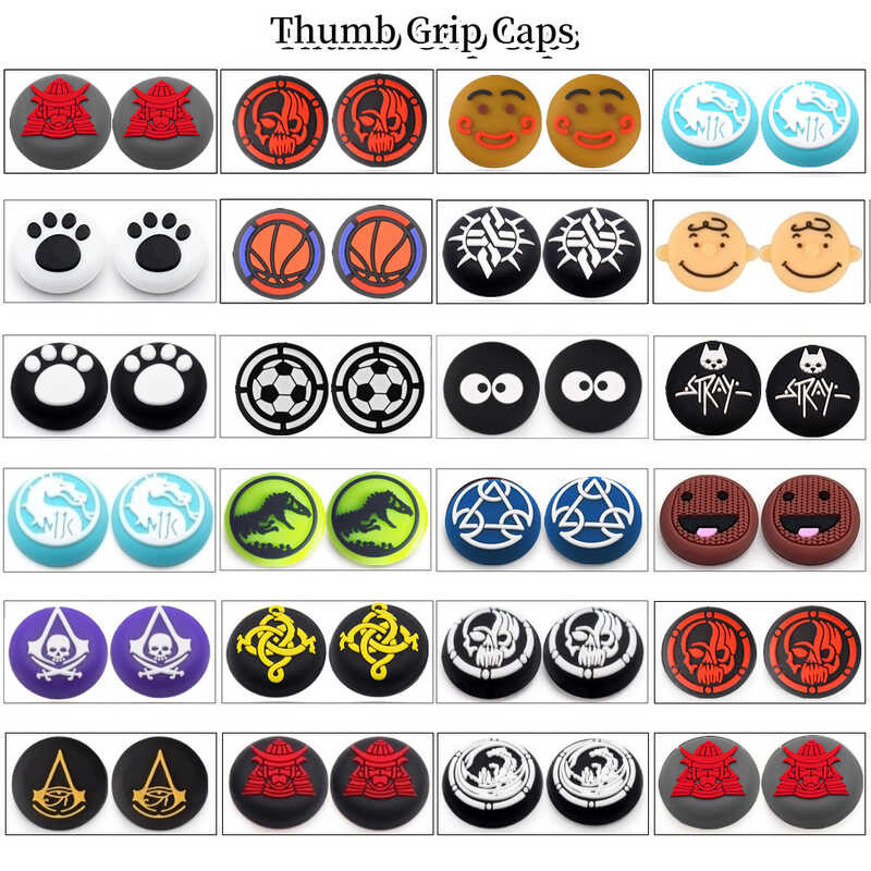 4 Anti-Slip Silicone Cap Thumb Stick Grip Caps Para Sa Playstation 5 ...