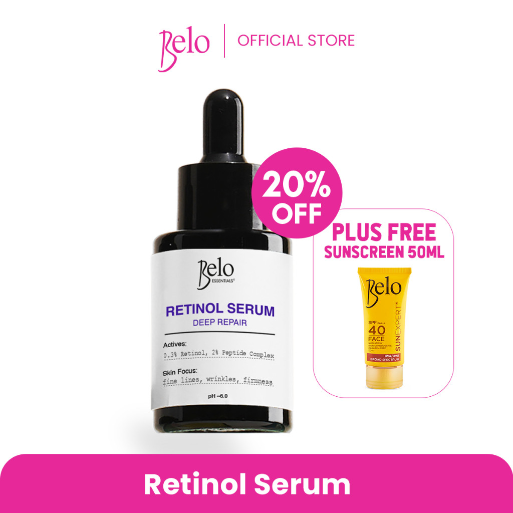 Belo Essentials Retinol Deep Repair Serum 30ml | Shopee Philippines