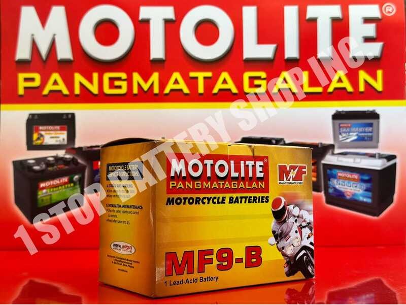 Mf9-B MOTOLITE Maintenance Free Motorcycle Battery MCB Yt9a Ytx9-Bs Mf9 ...