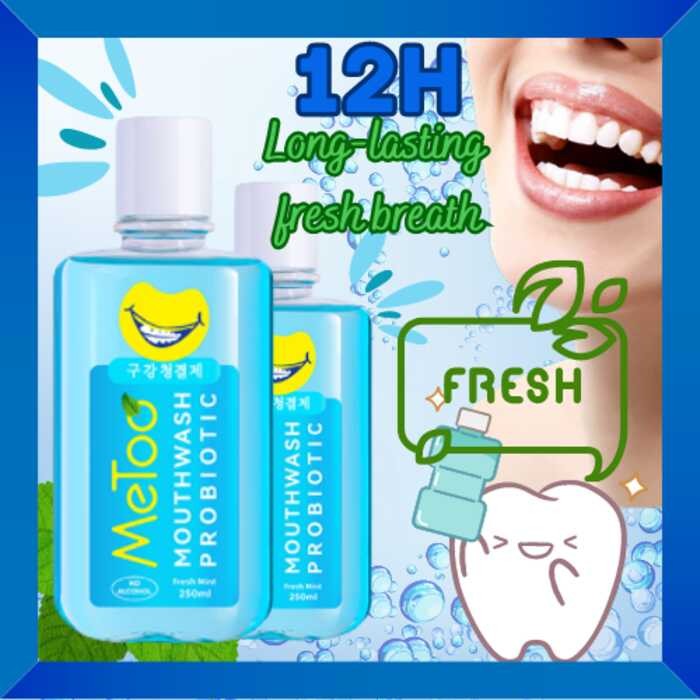 2025 METOO MOUTHWASH PROBIOTICS COOL MINT FLAVOR 250 ML labanan laban ...