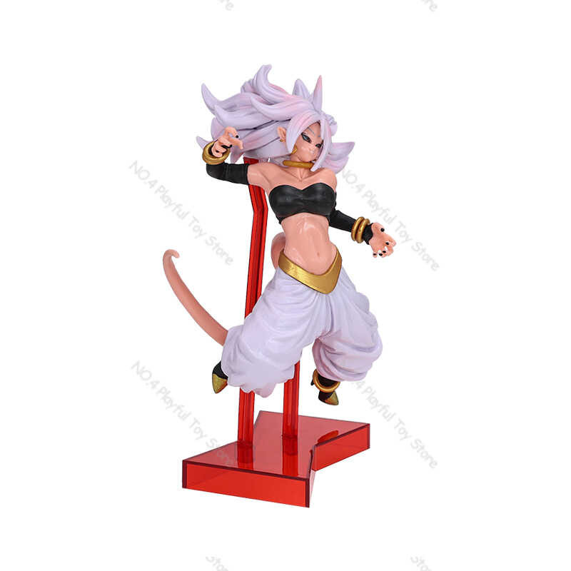 C 22Cm Anime Dragon Ball Z Figures Female Version Min Buu Android 21 ...