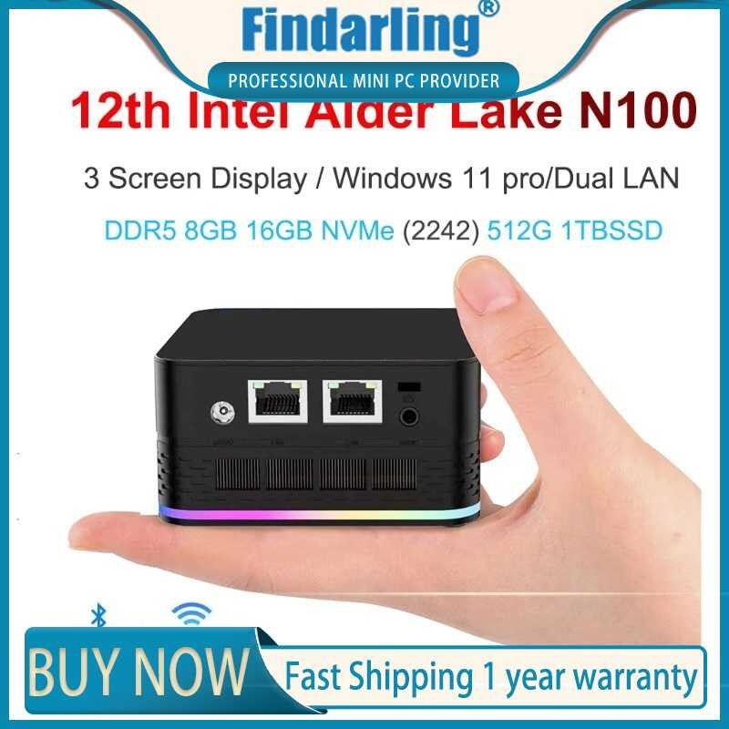 T9 Plus Mini PC Intel Alder Lake N100 8Gb/16Gb Ddr5 256/512Gb/1Tb ...