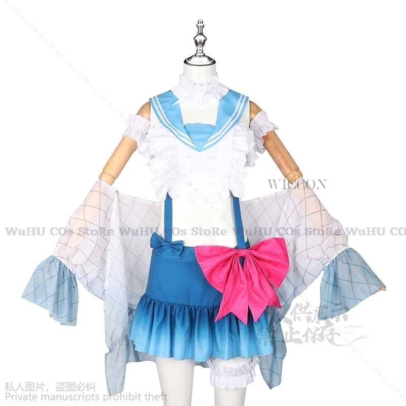 §≈ Anime Game Project Sekai Vtuber Mikuu Lolita Sexy Dress Coat Jk ...