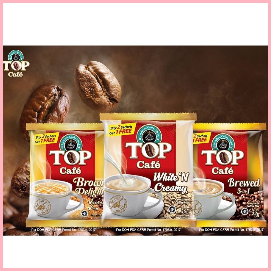 ☸ TOP Café Palm Sugar 3-in-1 Coffee Mix 22g (Gula Aren) Indonesia - Top ...