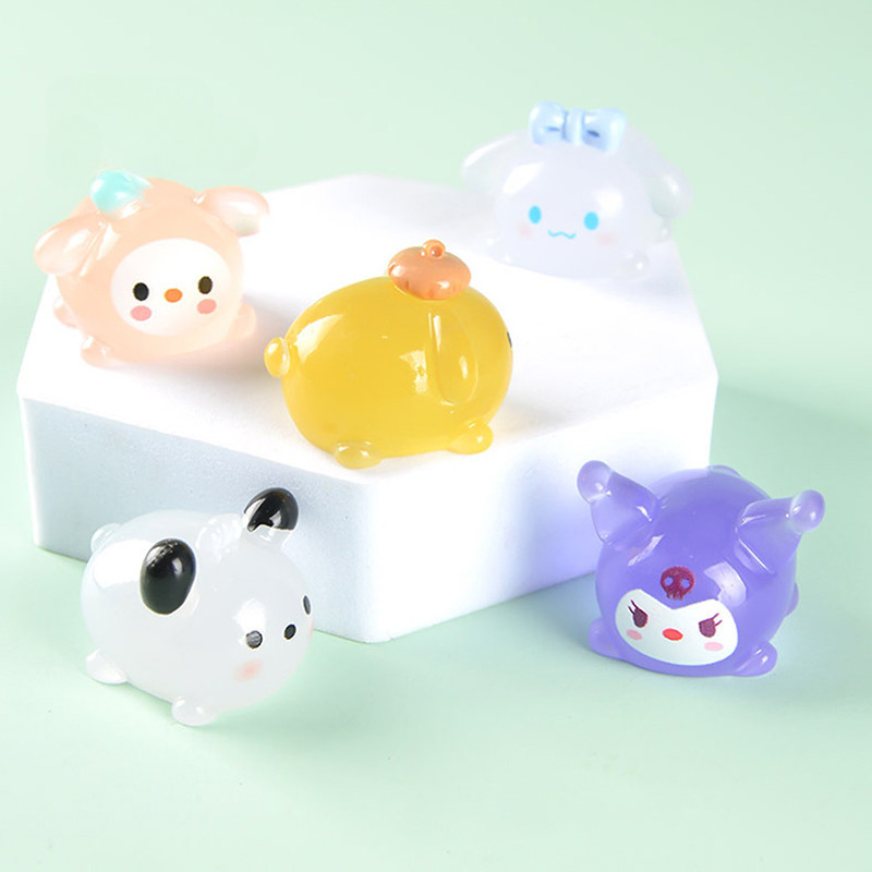 Mini glowing Sanrio doll Kuromi melody cinnamon roll Pochacco DIY ...