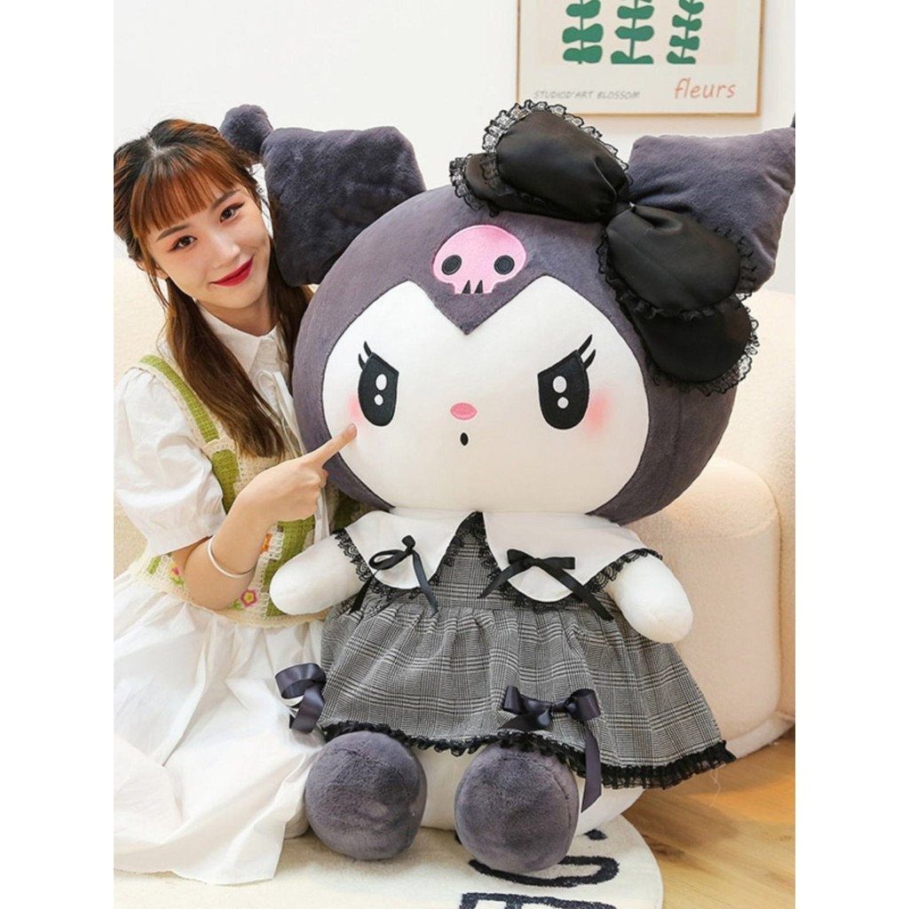 Japan Mojy Dark Kuromi Doll Large Melody Doll Bed Birthday Gift Girls ...