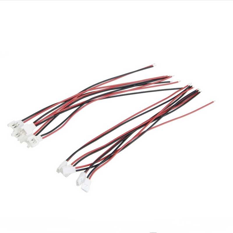 5/10 Mini Losi Style Pigtail Set Jst-Ds LOSI 2.0Mm 2-Pin Connector Plug Male Female With 26Awg ...