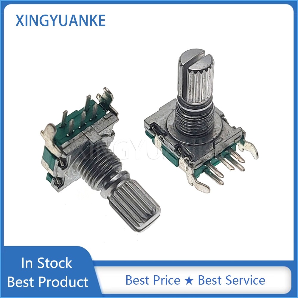 2Pcs/lot EC11 Encoder Side Adjustment With Push Switch 20 Positioning ...