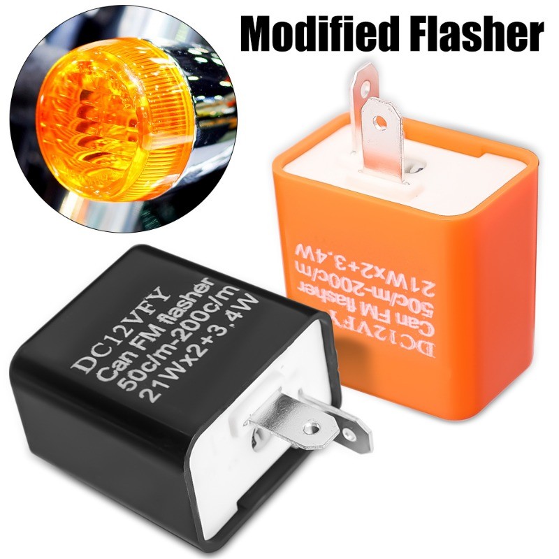 Motorcycle LED Turn Signal Flasher - Indicator Lamp Control Relay ...