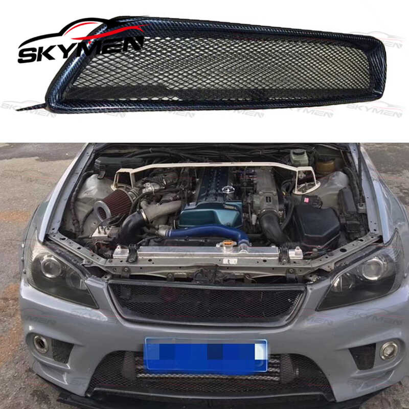 Lexus Carbon Fiber Glass Air Intake Front Grille Tuning Body Kit Bumper ...