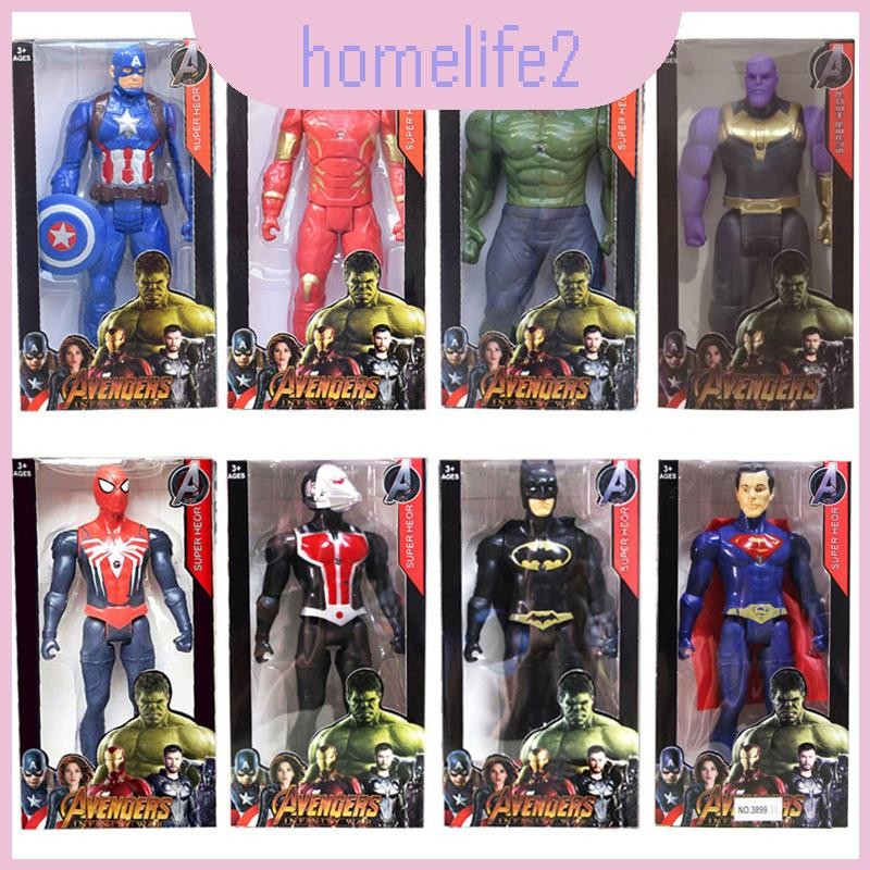Iron Spiderman Hulk Man Captain America Action Figure Led Light Toys ...