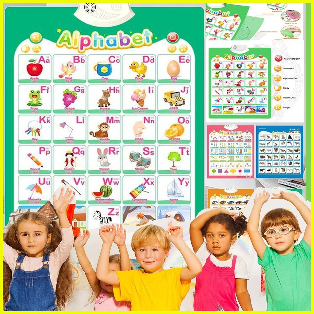 COD Talking Chart Educational Wall Poaster ABC Alphabet Chart With ...