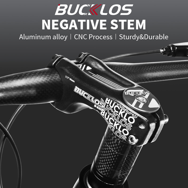 BUCKLOS Stem 17° bicycle Stem 31.8mm Ultralight Aluminium Alloy MTB ...
