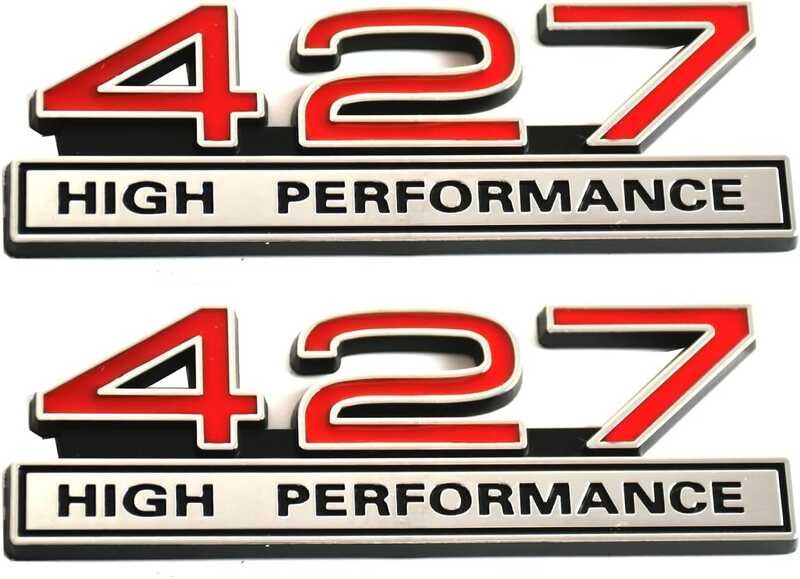 Liter 2pcs 427 7.0 Engine High Performance Badge 3D Decals Stickers ...
