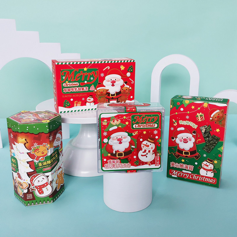 COD New Christmas Eve Boxed Snacks, Various Styles Of Jelly Biscuits ...