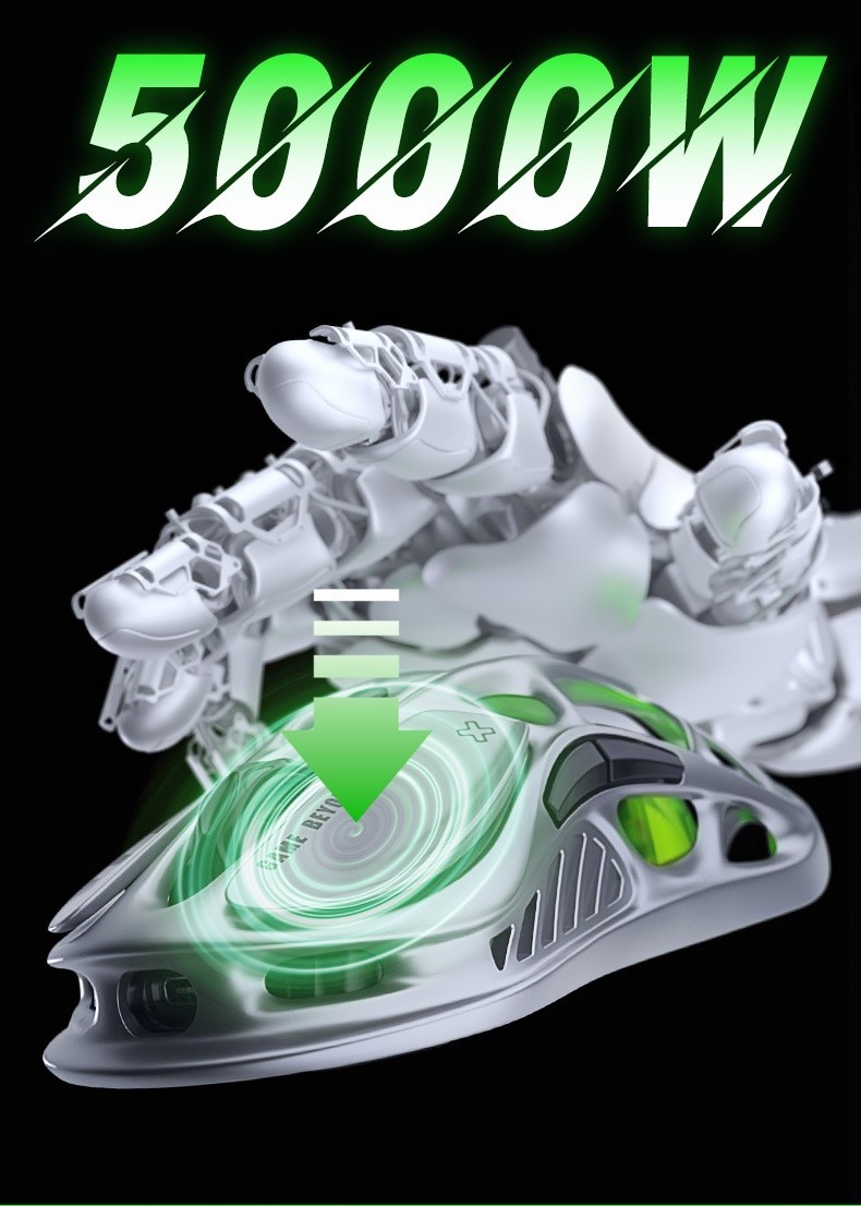 Gravastar M1 Gamer Mouse Magnesium Alloy Wireless Bluetooth Mouse with ...