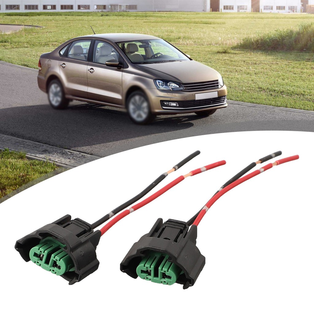 【ONCE+】2PCS H8 H11 Bulb Socket Wire Harness Wiring Holder Car Headlight ...