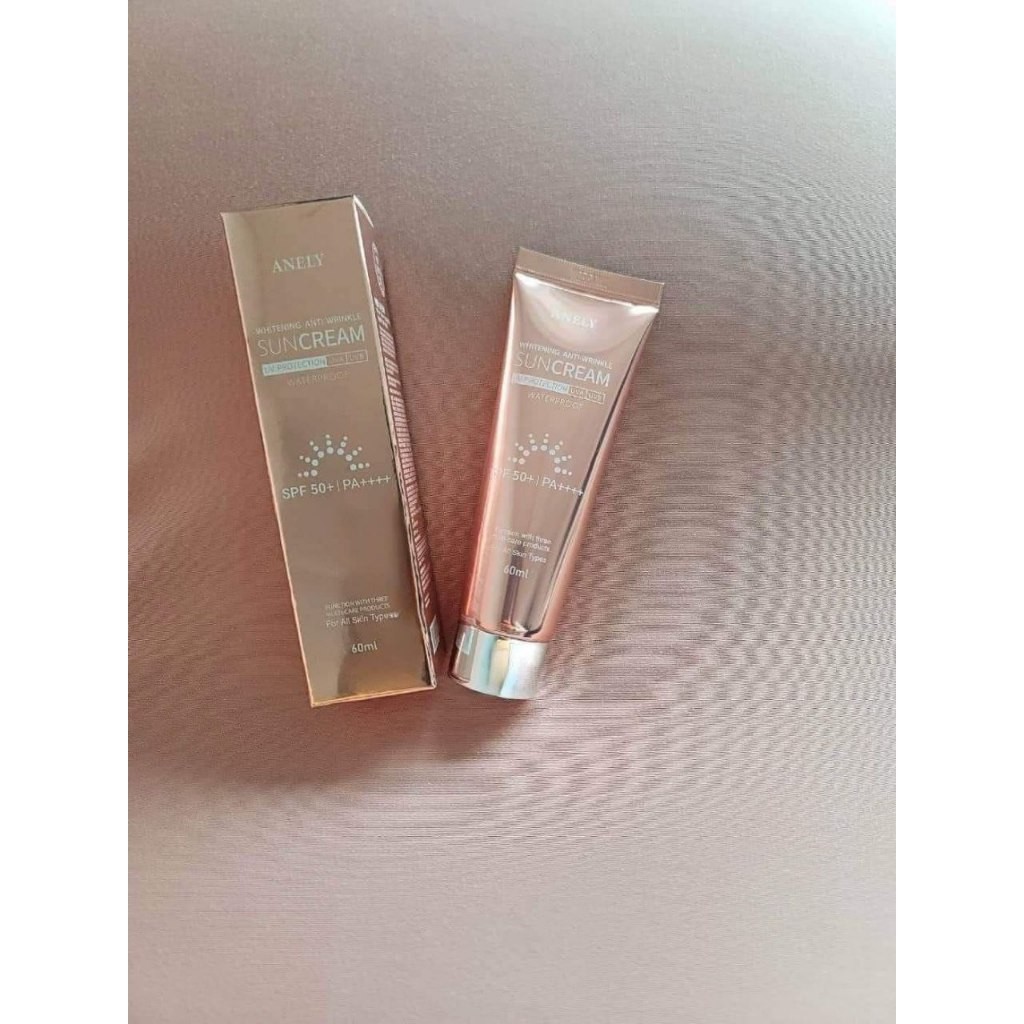 ♞Anely Suncream Waterproof for UV Protection UVA UVB, Whitening, Anti ...