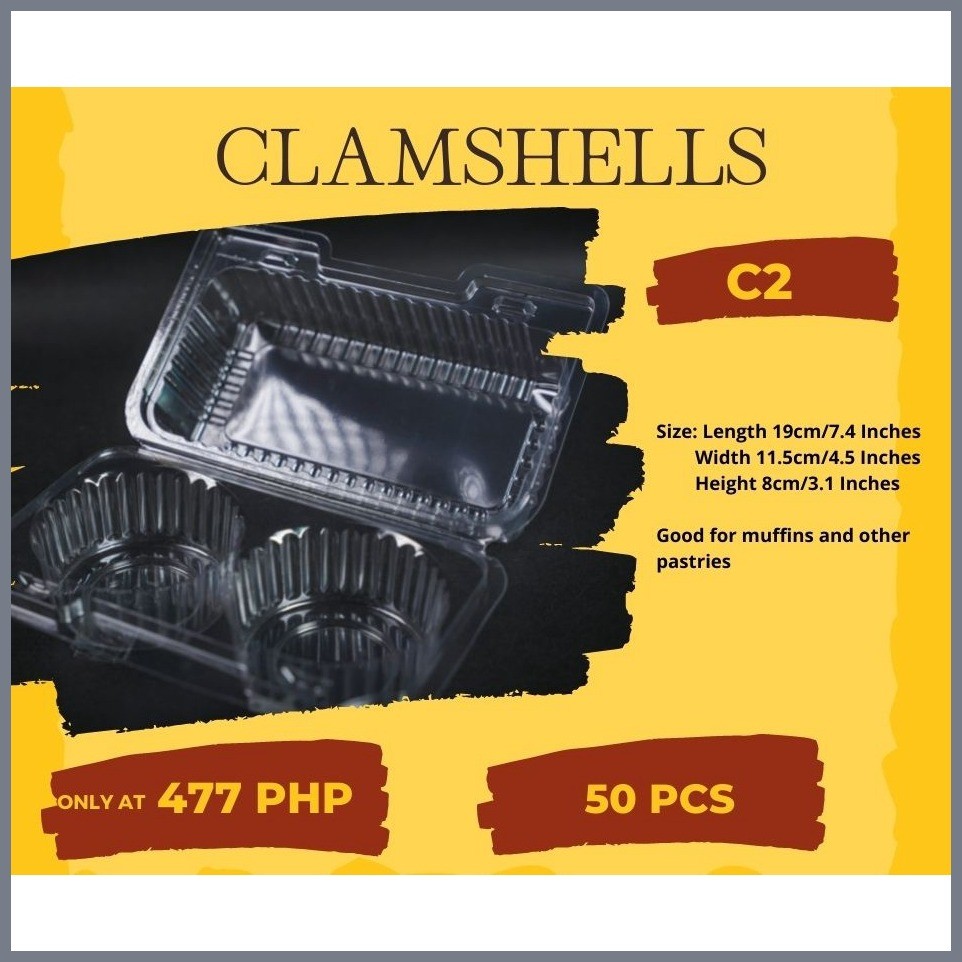 Clamshells plastic food container | Shopee Philippines