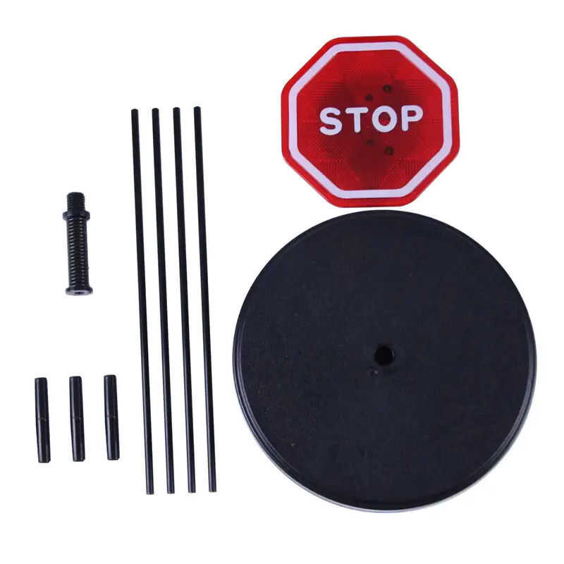 op #Led Flshing Sign Bright Red Stop Sign Vehicle Wrning Cr Stop ...