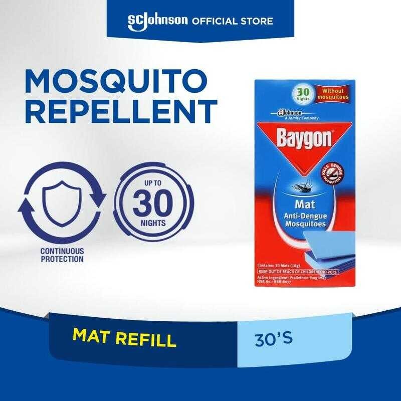 Baygon Mats - Refill 30'S 8Cd | Shopee Philippines