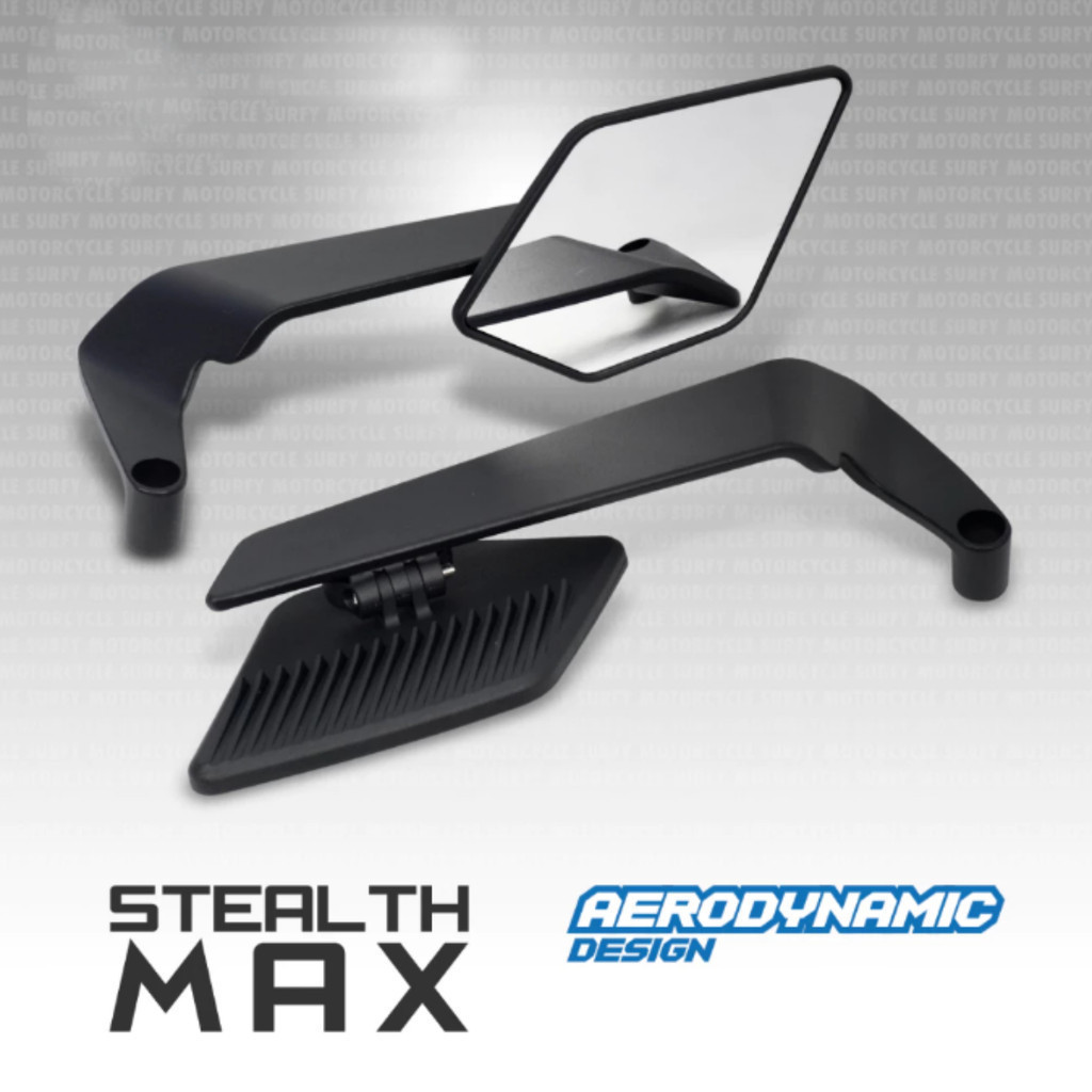 Premium Aerodynamic Motorcycle Side Mirror Folding Design Universal Fit ...