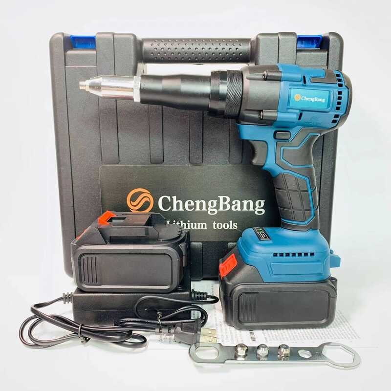 20V Rechargeable Lithium Cordless Portable Riveting Brushless Automatic ...