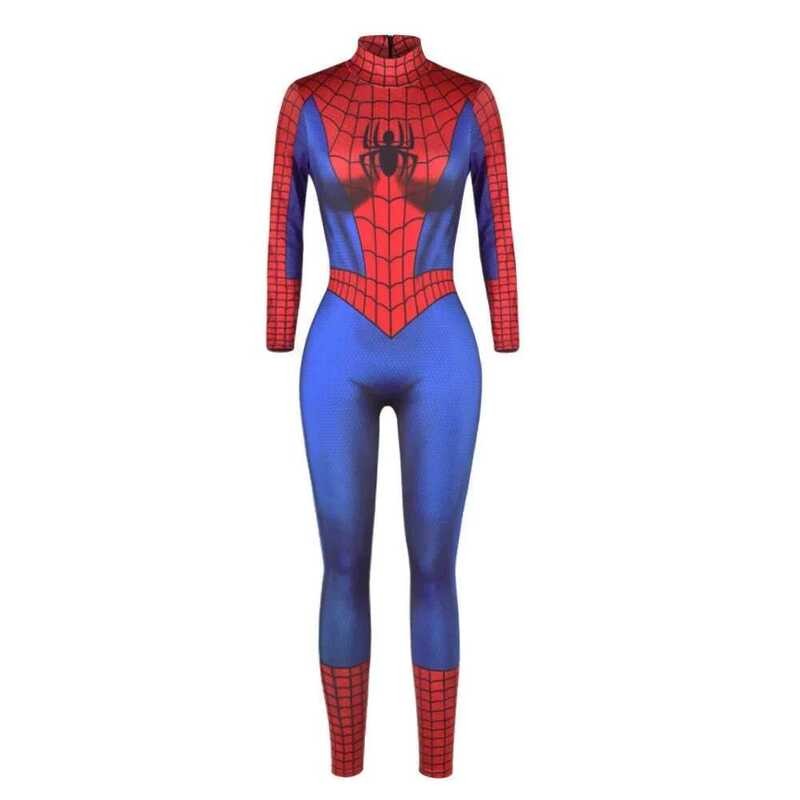 Yy Erhero Ergirl Spiderman Iron Cosplay Costume Women Jumpsuit Catsuit Halloween Spider Man ...