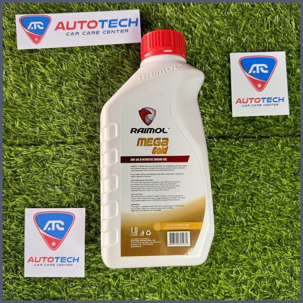 RAIMOL MEGA GOLD 1L 5W40 SN SM CJ4 FULLY SYNTHETIC ENGINE OIL | Shopee ...