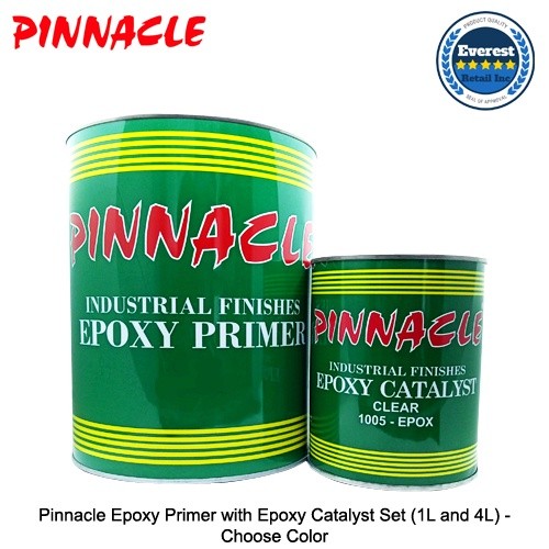 Pinnacle Epoxy Primer with Epoxy Catalyst Set 1L / 4L - Choose Color ...