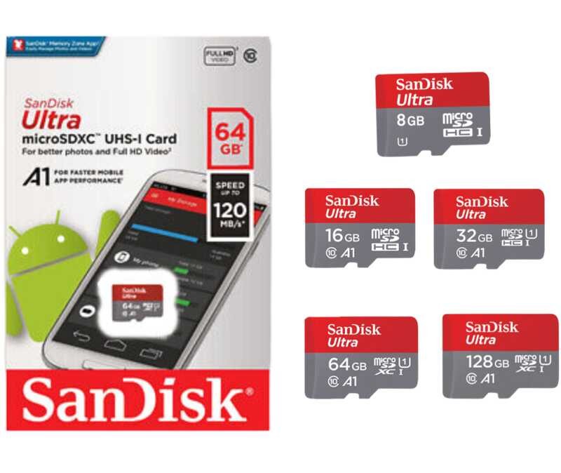 Ultra Micro Flash SD Memory Microsd High-Speed TF Expansion Card For ...