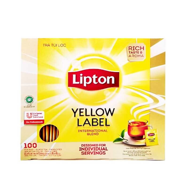 Lipton Yellow Label Tea Black Tea 100G (2G X 100 Tea Bags) Ca0 | Shopee ...