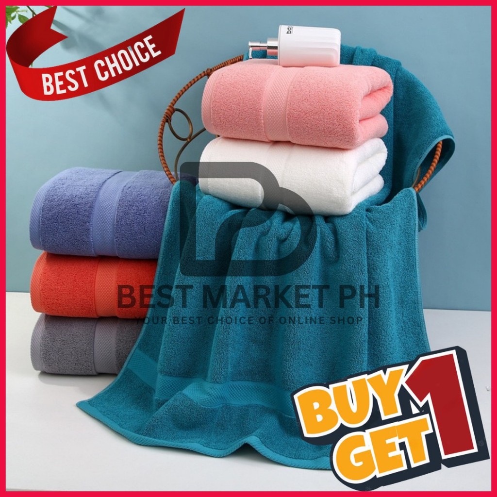 ☁ ╮ BM Buy 1 Take 1 Mall Quality Cannon Bath Towel/Tuwalya (Adult Size ...