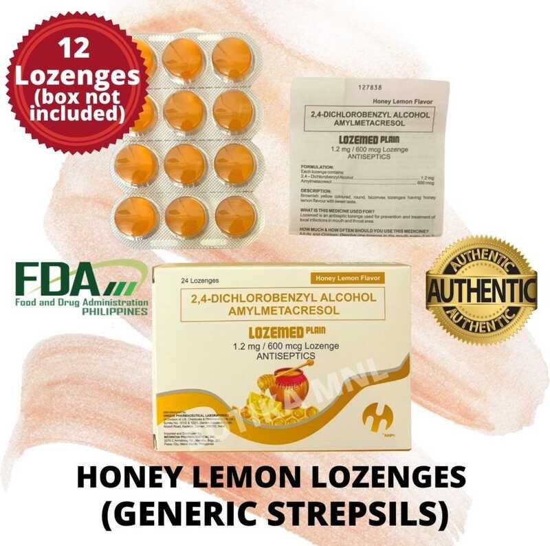 (Generic Strepsils) Lozemed Lozenges For Sore And Itchy Throat Aab ...