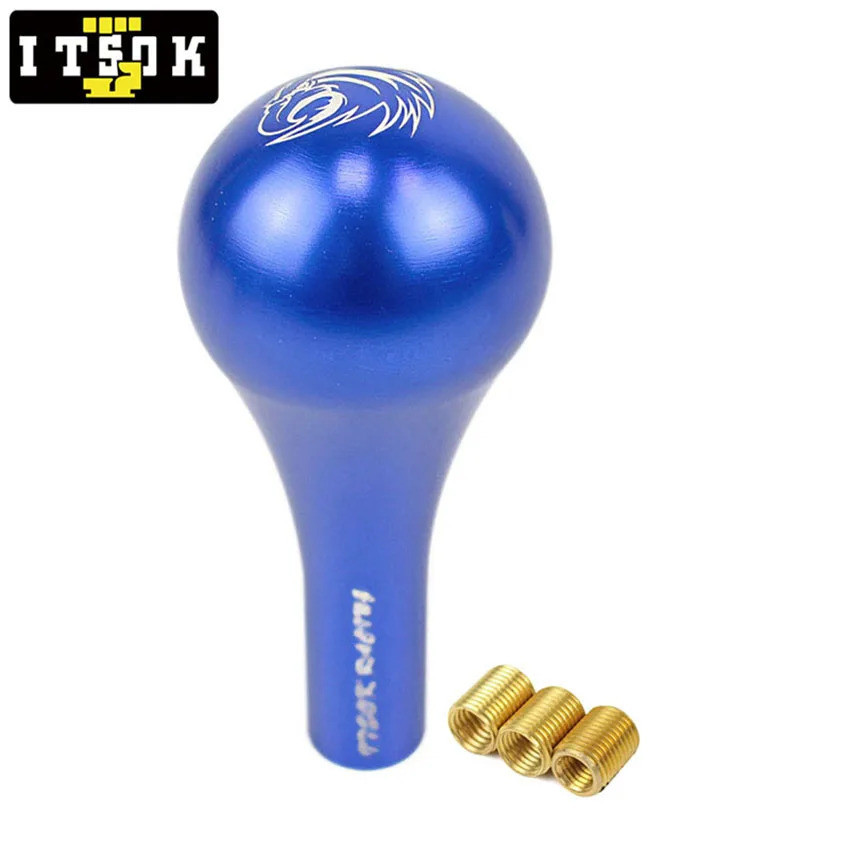 【ITSOK】 Stainless Steel Gear Shift Knob 10cm JDM Tuning Sports Drift ...