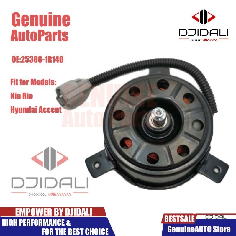 Hyundai Accent / Kia Rio Fan Motor Radiator / Condenser 25386-1R140 ...