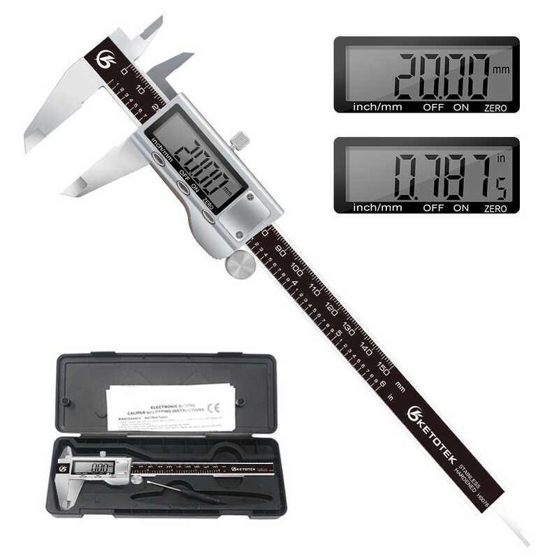 Digital 200mm/300mm Electronic Stainless Steel Vernier Caliper 0.01mm ...